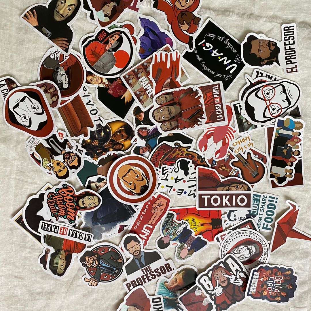 SG SELLER - TV NETFLIX Series Movie Drama Waterproof Stickers Laptop ...