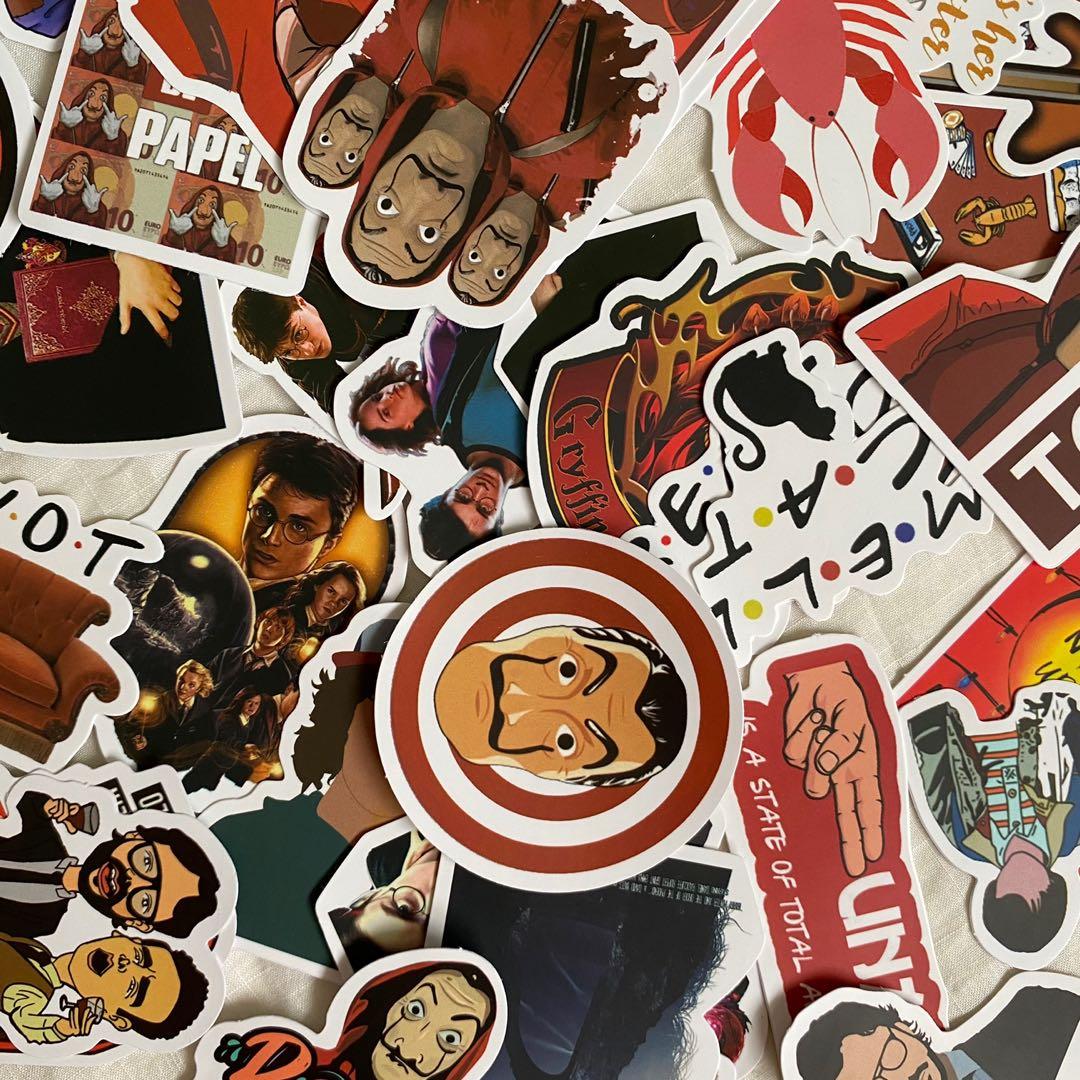 SG SELLER - TV NETFLIX Series Movie Drama Waterproof Stickers Laptop ...