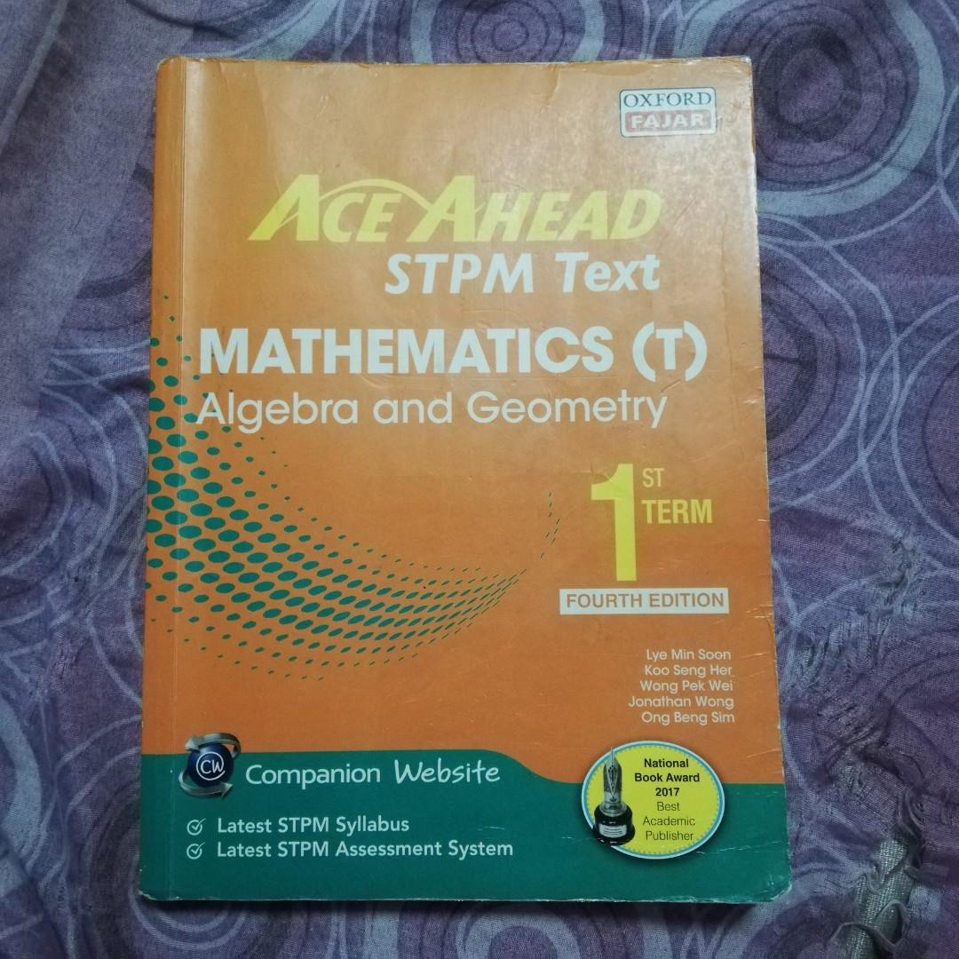 Stpm mathematics t term 1 oxford fajar, Hobbies & Toys, Books ...