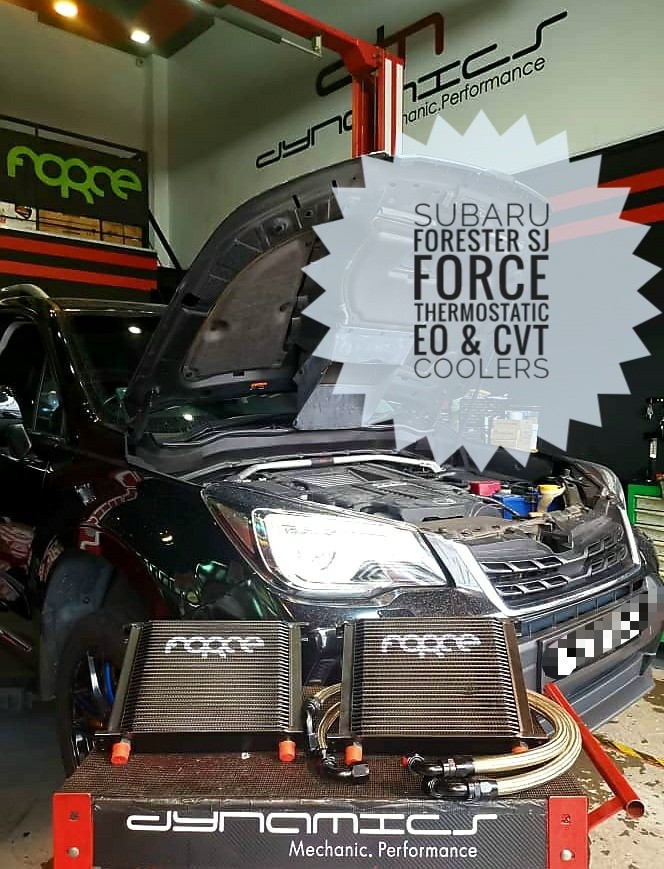 Subaru Forester SJ / WRX VA : "FORCE" Engine Oil Cooler & CVT Oil ...