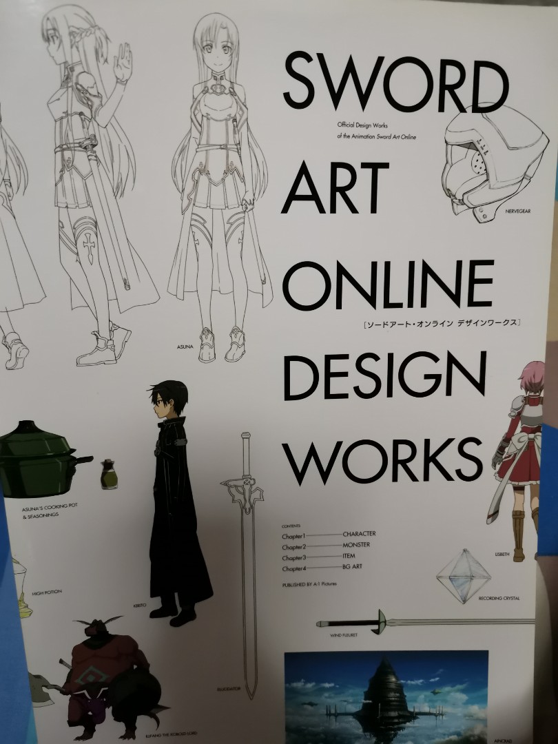 Sword art online sao design works art book, Hobbies & Toys, Memorabilia ...