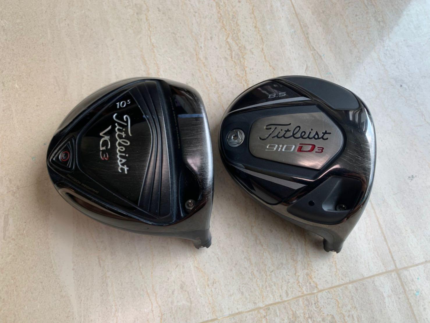 Titleist VG3 and 910 D3 Driver Head Only, Sports Equipment, Sports ...
