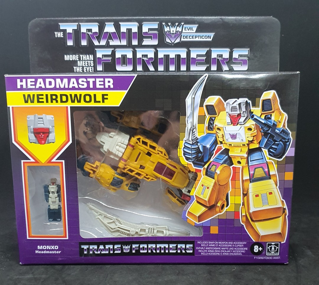 Transformers Retro Headmaster Weirdwolf, Hobbies & Toys, Toys & Games ...