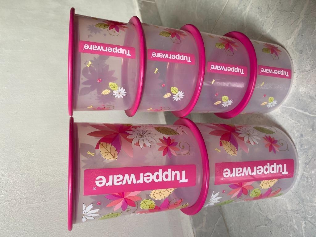 Tupperware Storage Container Cookies/Biscuits Bottles/Canisters with ...