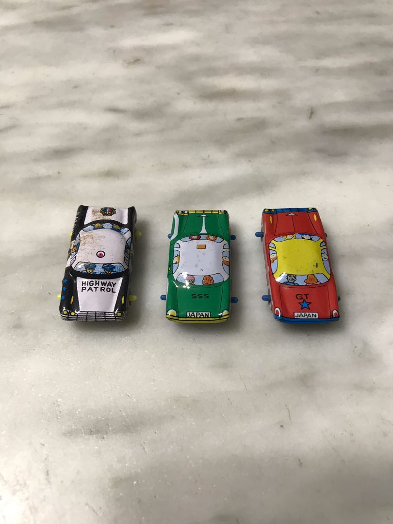Vintage Japan Vintage Tin Mini Cars ( 3 Cars ), Hobbies & Toys ...