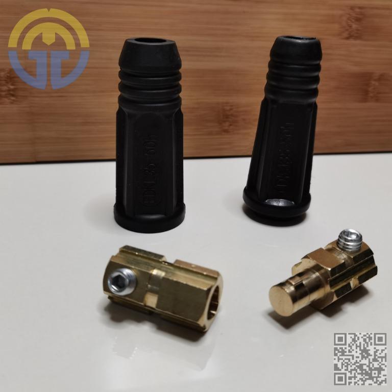 Welding Cable to Cable Connector Plug and Socket Set Size 100A to 500A ...