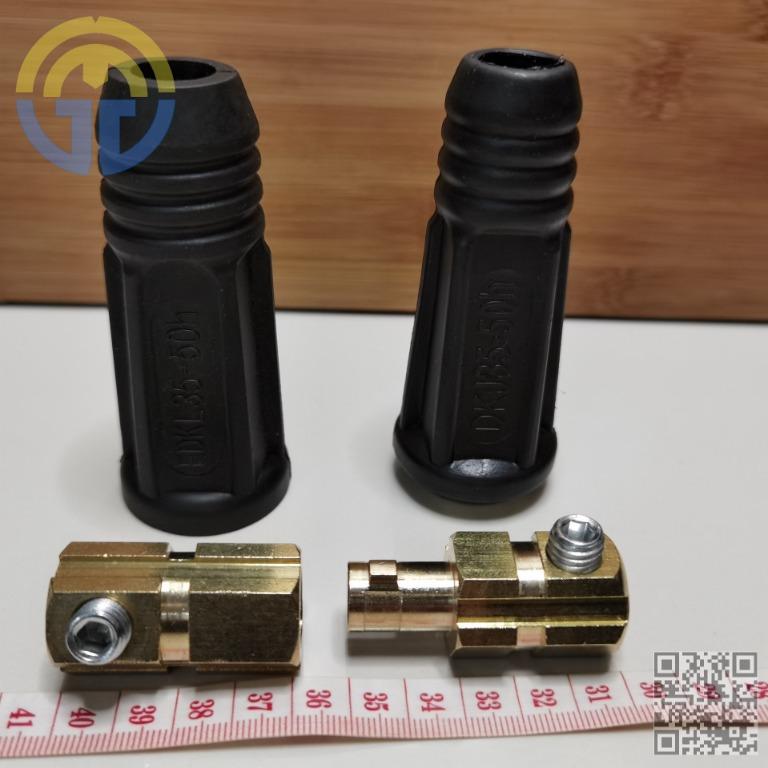 Welding Cable to Cable Connector Plug and Socket Set Size 100A to 500A ...