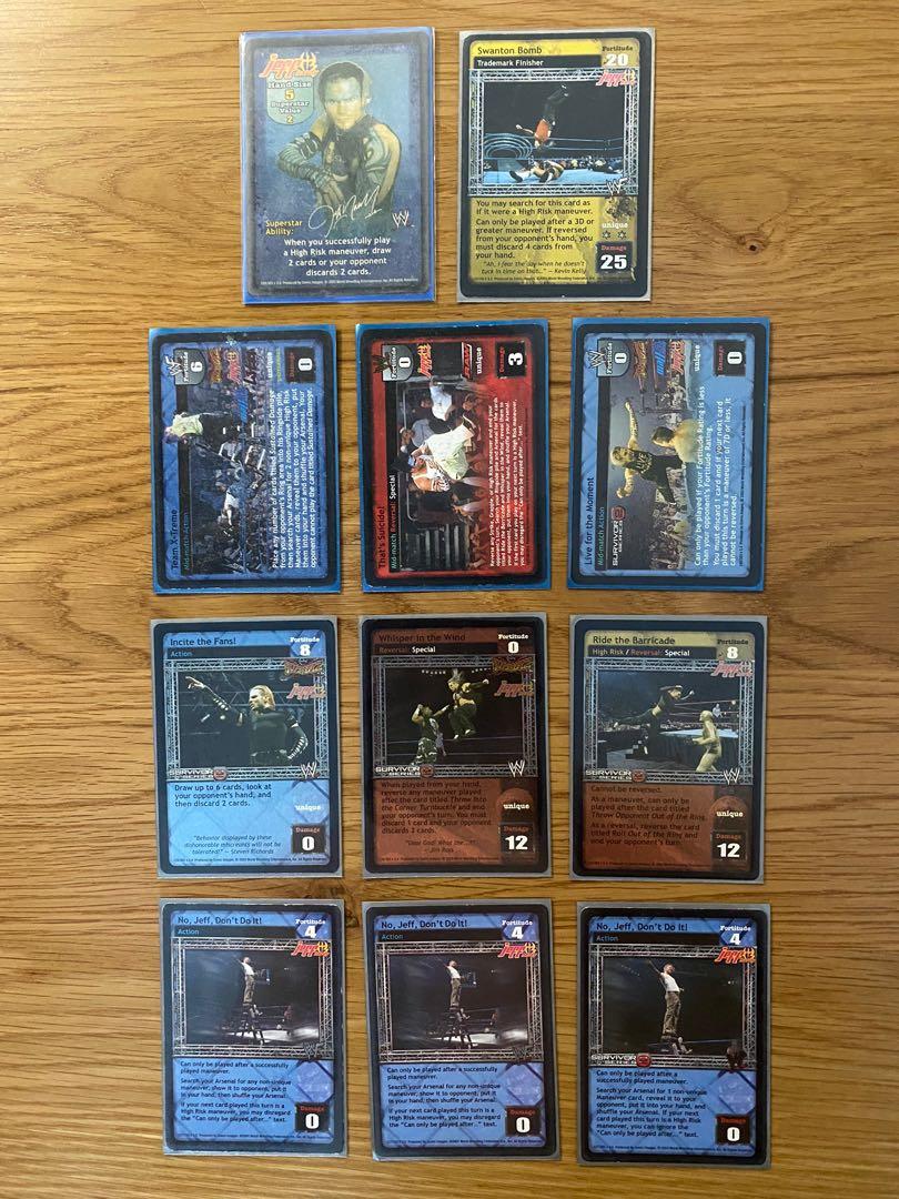 WWE Jeff Hardy Cards, Hobbies & Toys, Toys & Games on Carousell