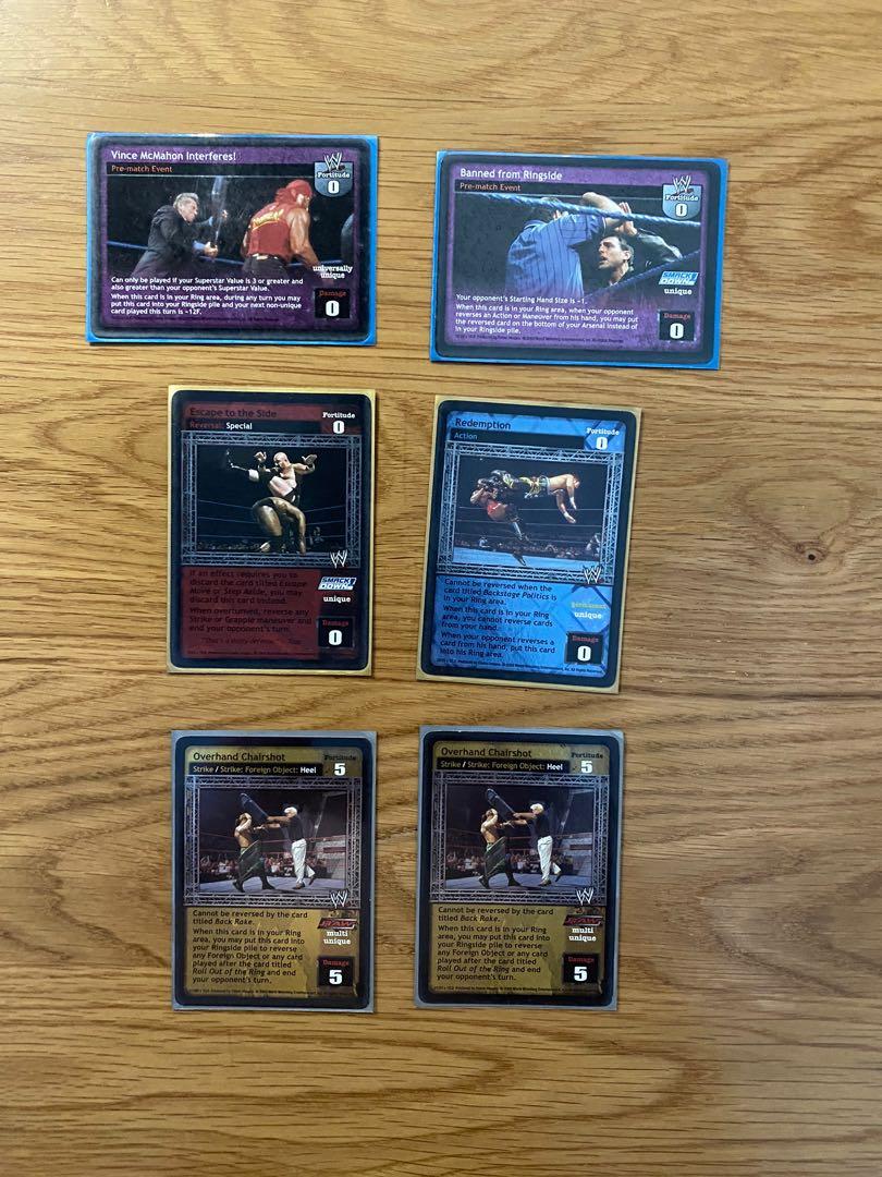 WWE Rare Cards, Hobbies & Toys, Toys & Games on Carousell