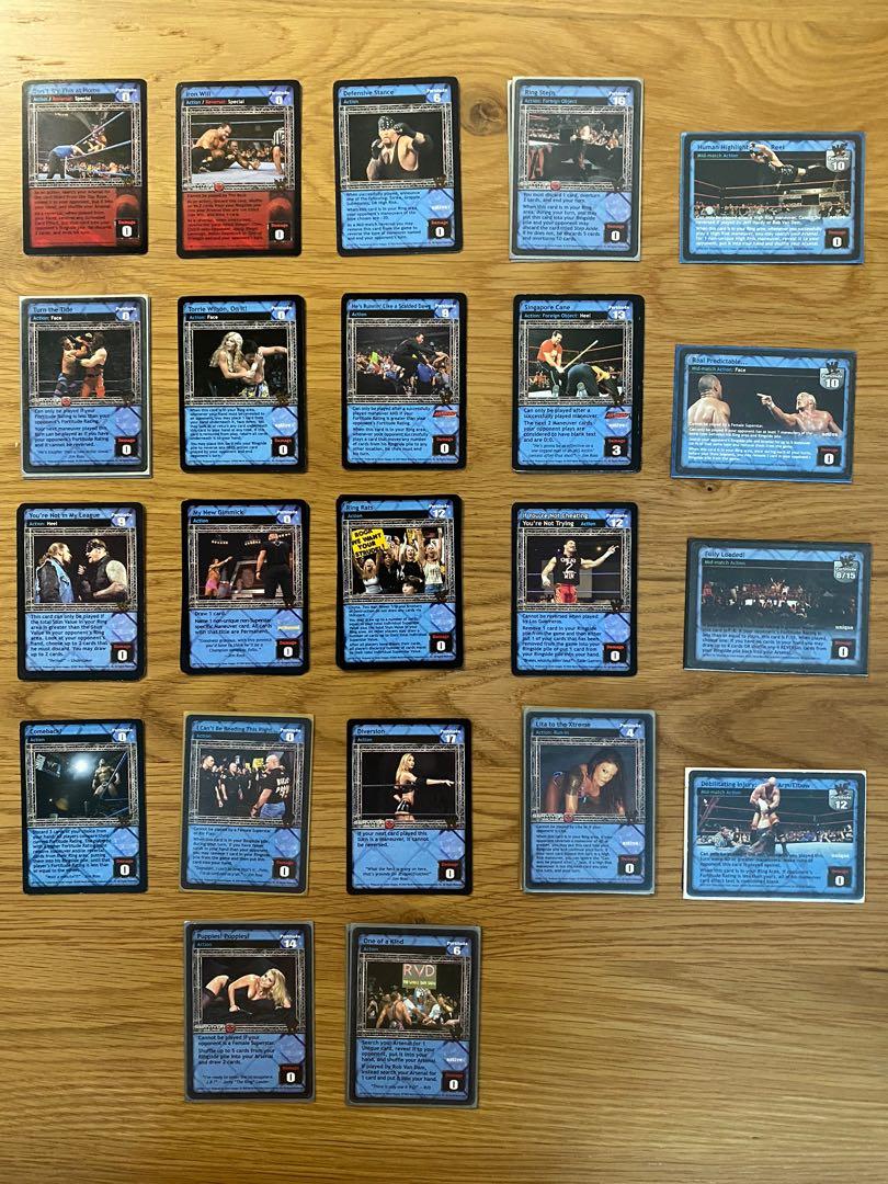WWE Rare Cards, Hobbies & Toys, Toys & Games on Carousell