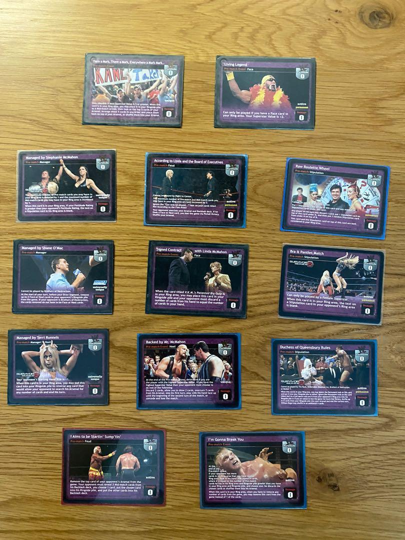 WWE Rare Cards, Hobbies & Toys, Toys & Games on Carousell