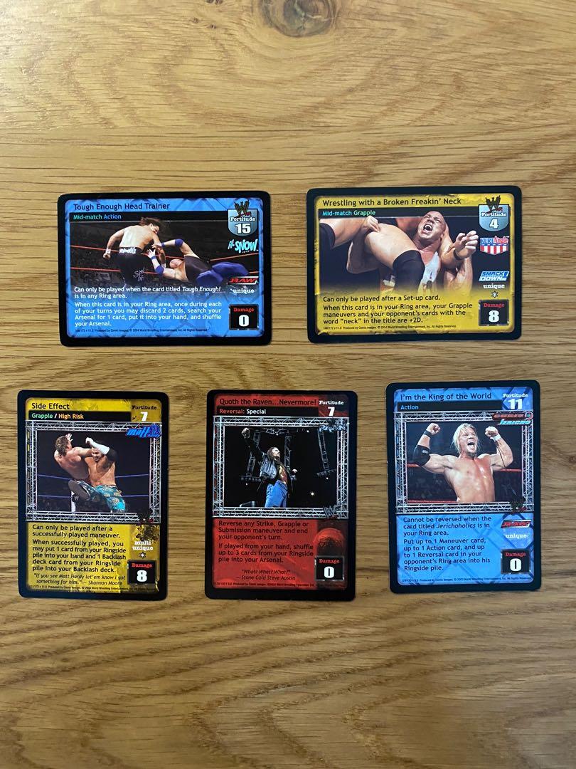 WWE Rare Cards, Hobbies & Toys, Toys & Games on Carousell
