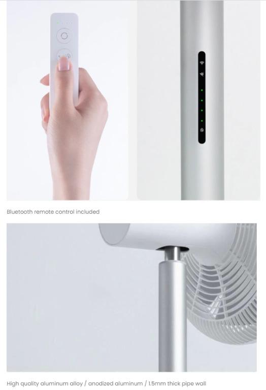 Xiaomi Smartmi Rechargeable Stand Fan 3, Furniture & Home Living ...