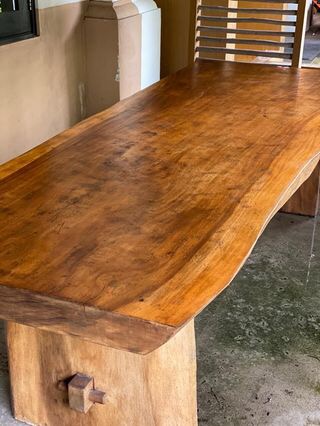 3m long solid Suar wood table - must be taken in next two weeks ...