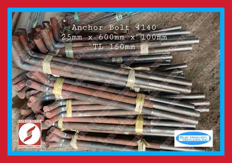 ASTM 4140 Anchor Bolt, Commercial & Industrial, Construction & Building ...