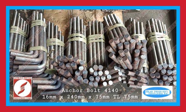 ASTM 4140 Anchor Bolt, Commercial & Industrial, Construction & Building ...