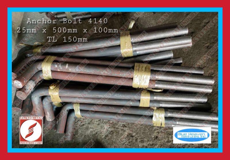 ASTM 4140 Anchor Bolt, Commercial & Industrial, Construction & Building ...