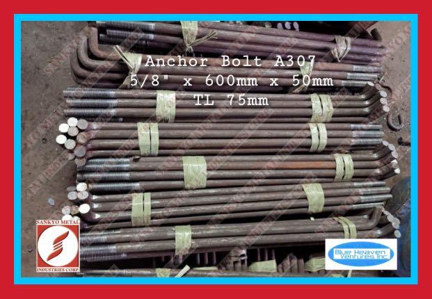 ASTM A307 Anchor Bolt, Commercial & Industrial, Construction & Building ...