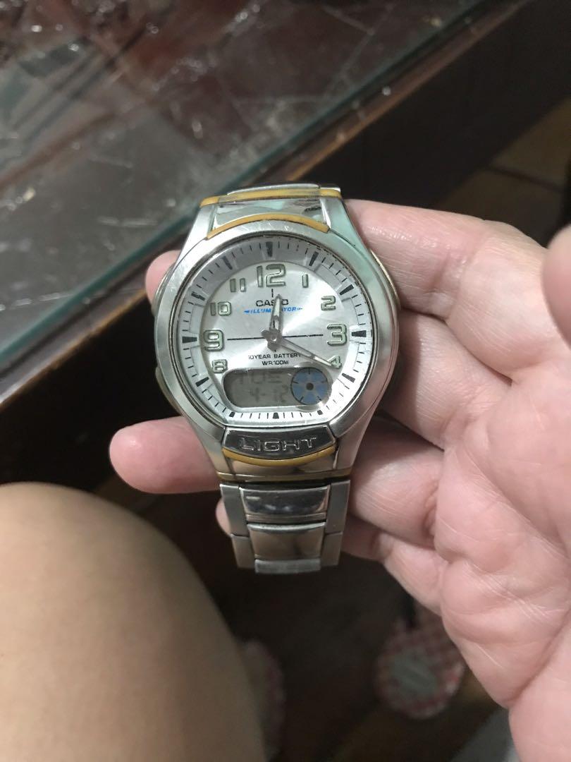 Authentic Casio World Time Illuminator Mens Watch, Men's Fashion ...