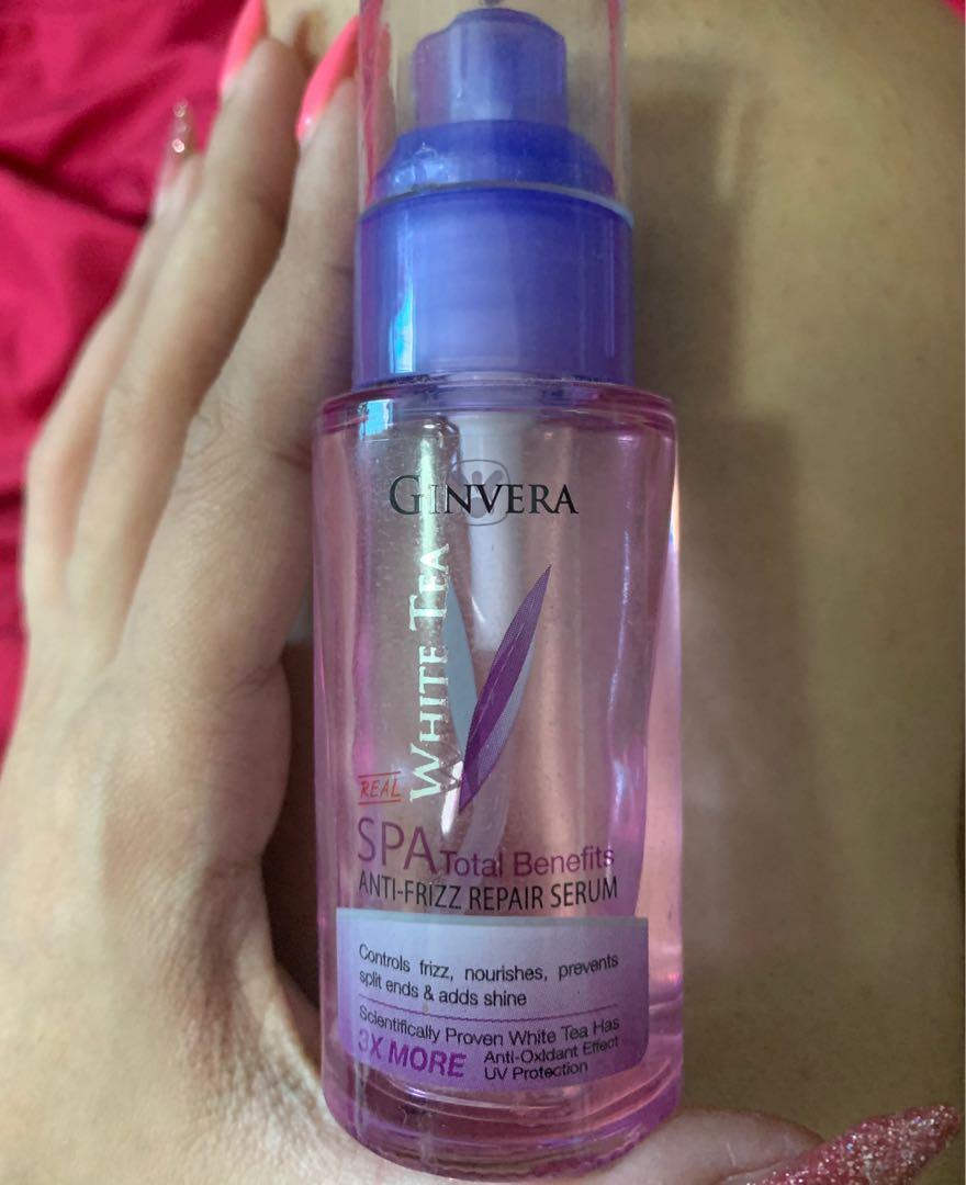 AUTHENTIC Ginvera Real White Tea SPA total benefits Anti Frizz Repair ...