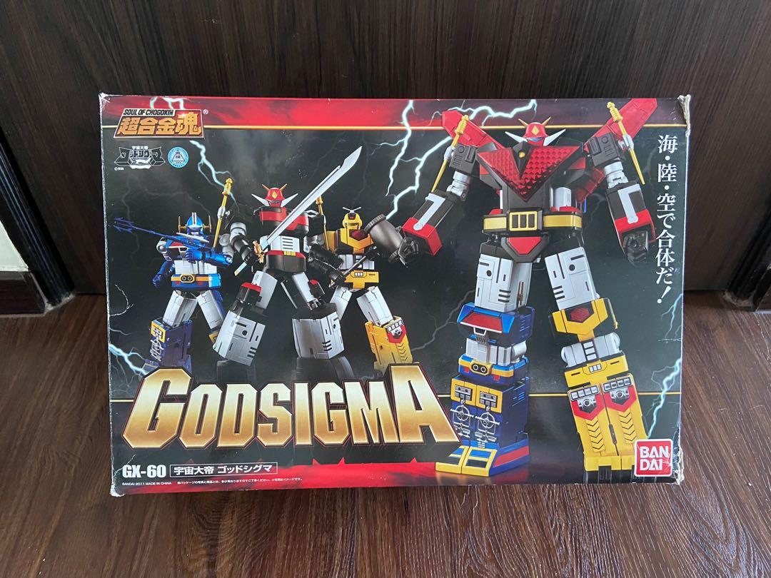 Bandai Soul of Chogokin SOC GX-40 Godmars GX-60 Godsigma, Hobbies ...