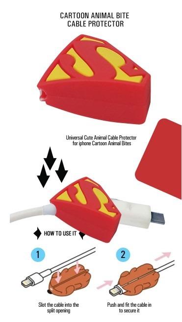 CARTOON ANIMAL BITE CABLE PROTECTOR, Mobile Phones & Gadgets, Mobile ...