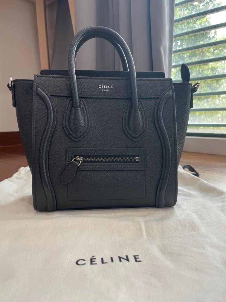 Celine nano black, Luxury, Bags & Wallets on Carousell