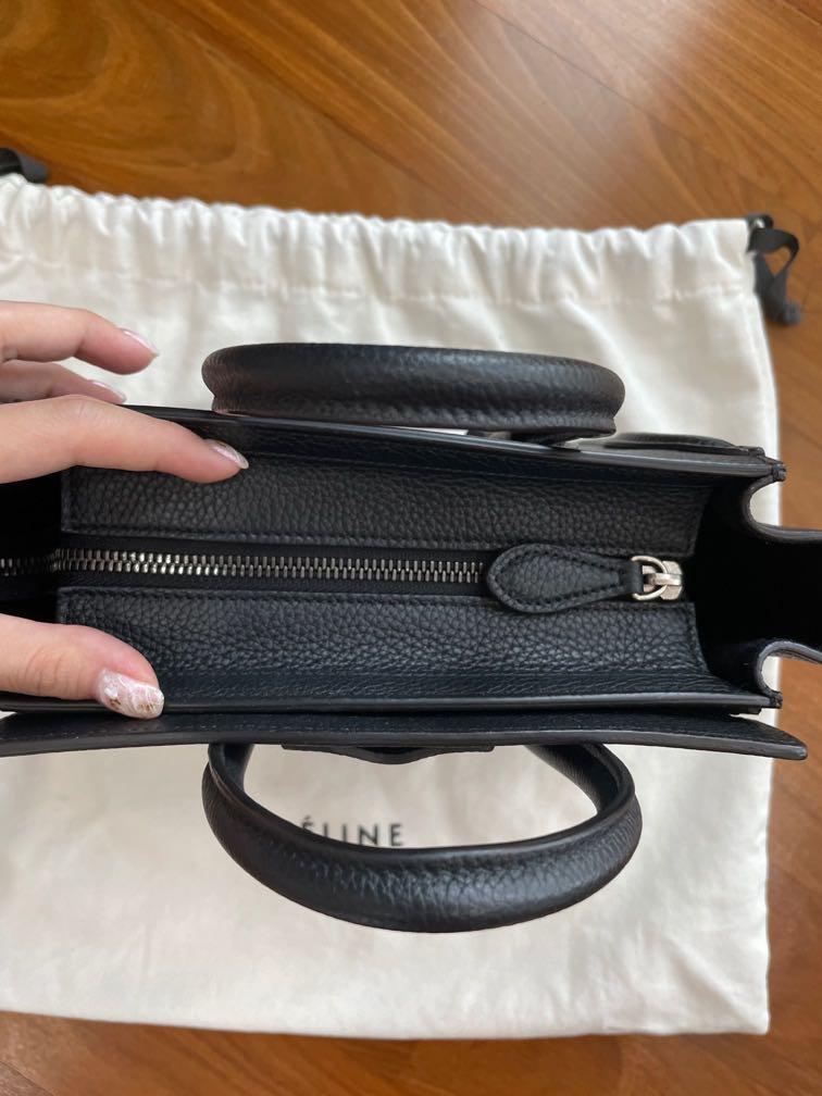 Celine nano black, Luxury, Bags & Wallets on Carousell