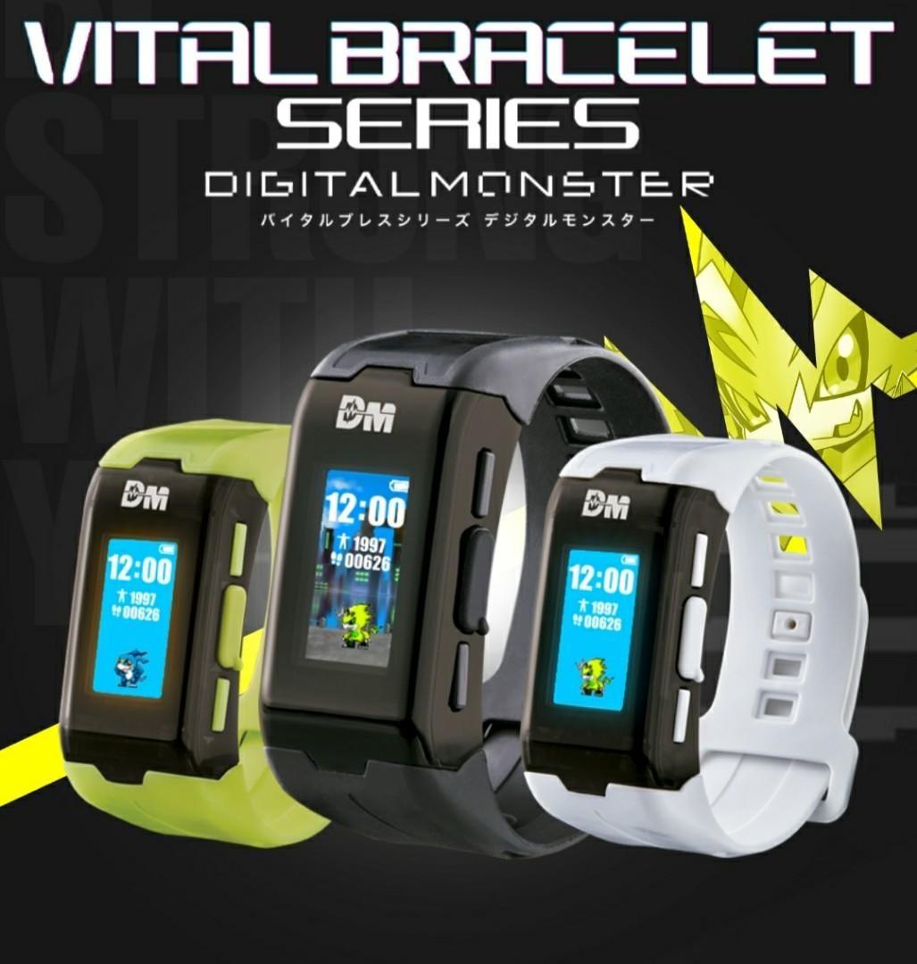 Digimon Vital Bracelet Digital Monster watch, Men's Fashion, Watches ...