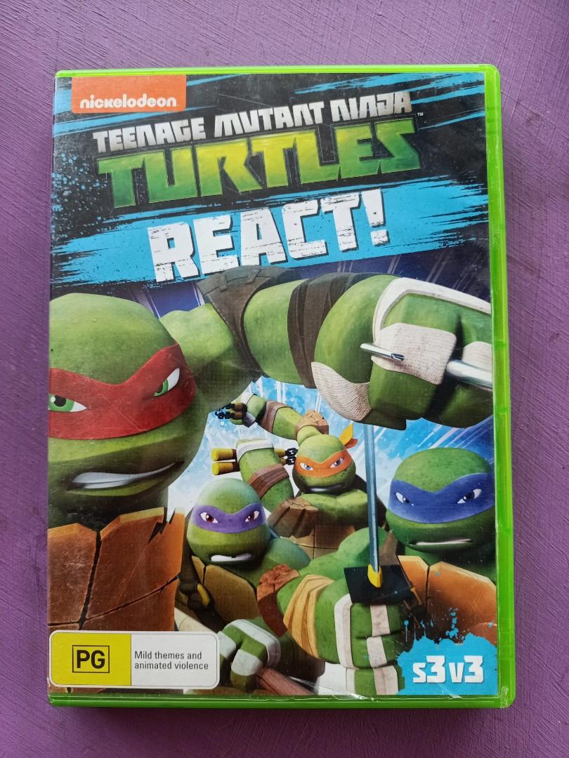 DVD Kartun : Teenage Mutant Ninja Turtles ( React!), Hobbies & Toys ...