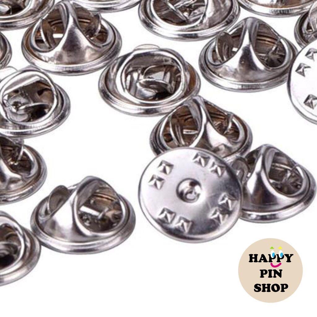 Enamel Pin replacement back-up Metal Butterfly Clutch back pin clasp ...