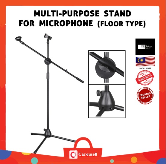 Floor Microphone Stand (Type A), Photography, Photography Accessories ...