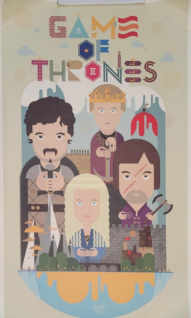 Game of Thrones Print / Graphic poster, Hobbies & Toys, Stationery ...