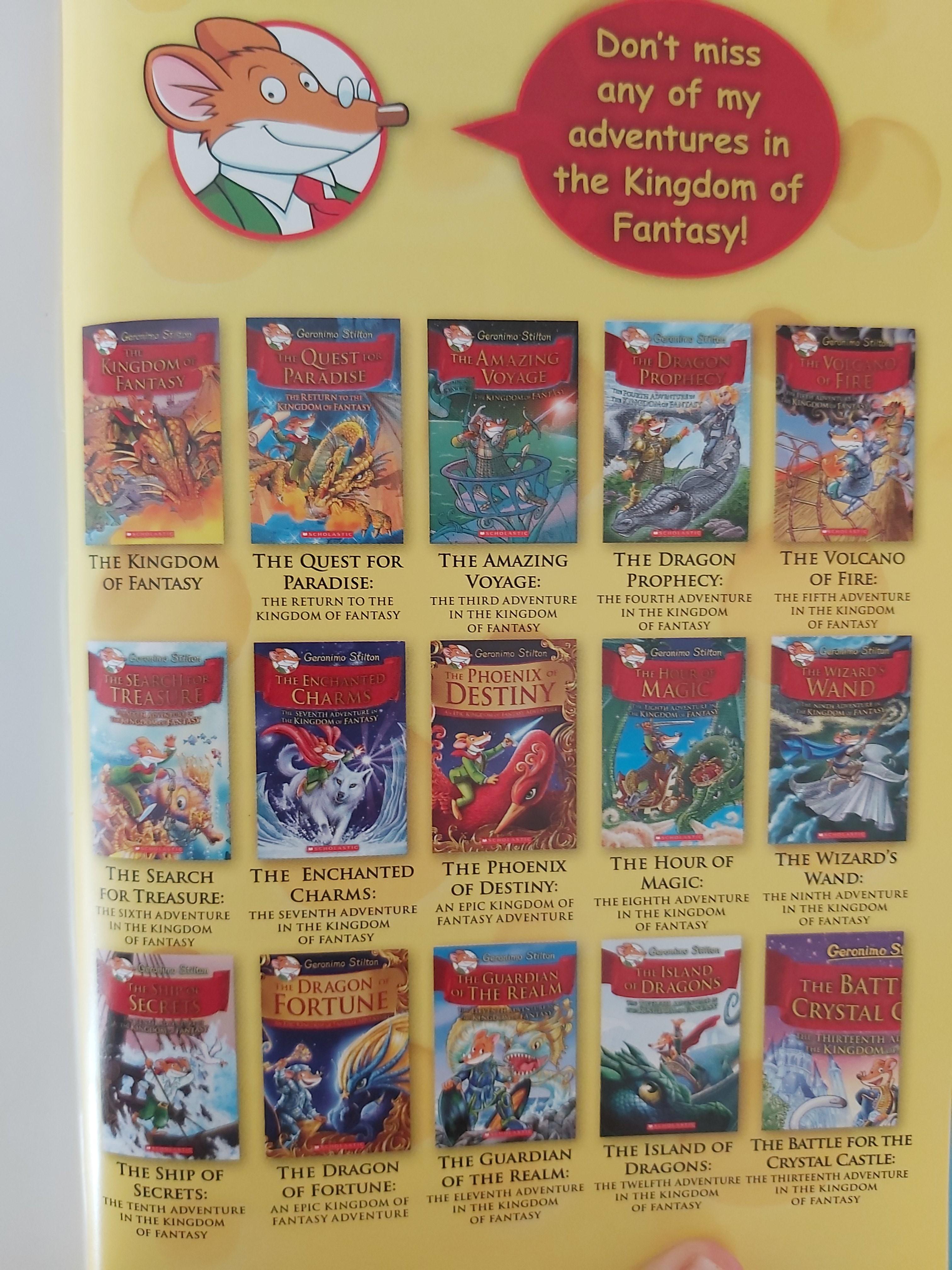 Geronimo Stilton - The Kingdom of Fantasy Full Series including Dragon ...
