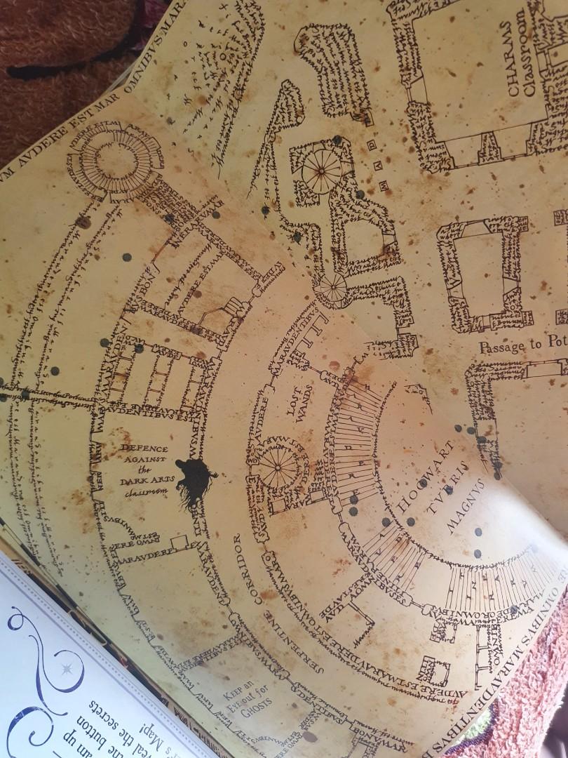 Harry Potter Marauder's Map Guide to Hogwarts, Hobbies & Toys ...