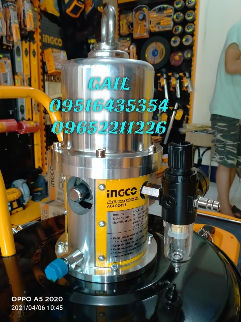 INGCO 45L Grease Lubricator, Commercial & Industrial, Industrial ...