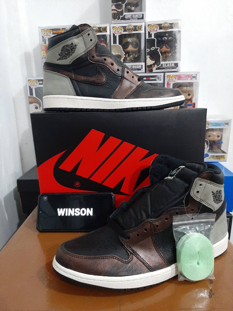 JORDAN 1 HIGH 'RUST SHADOW/PATINA', Men's Fashion, Footwear, Sneakers ...