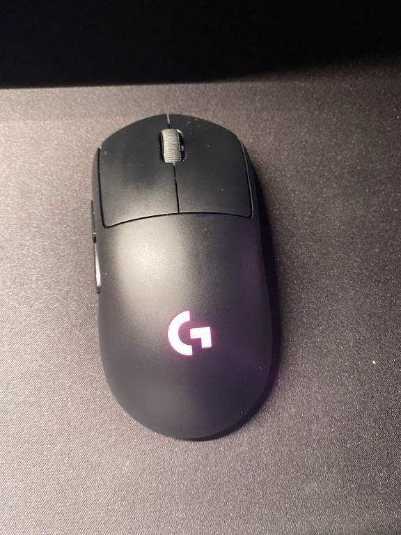 Logitech g pro wireless mouse + powerplay wireless charger mouse pad ...