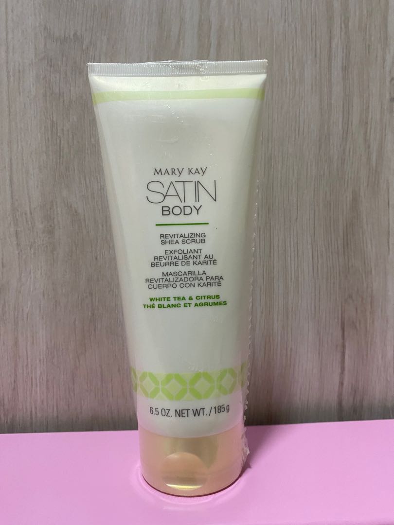 MARY KAY SATIN BODY ( Revitalizing Shea Scrub ) 185g, Beauty & Personal ...