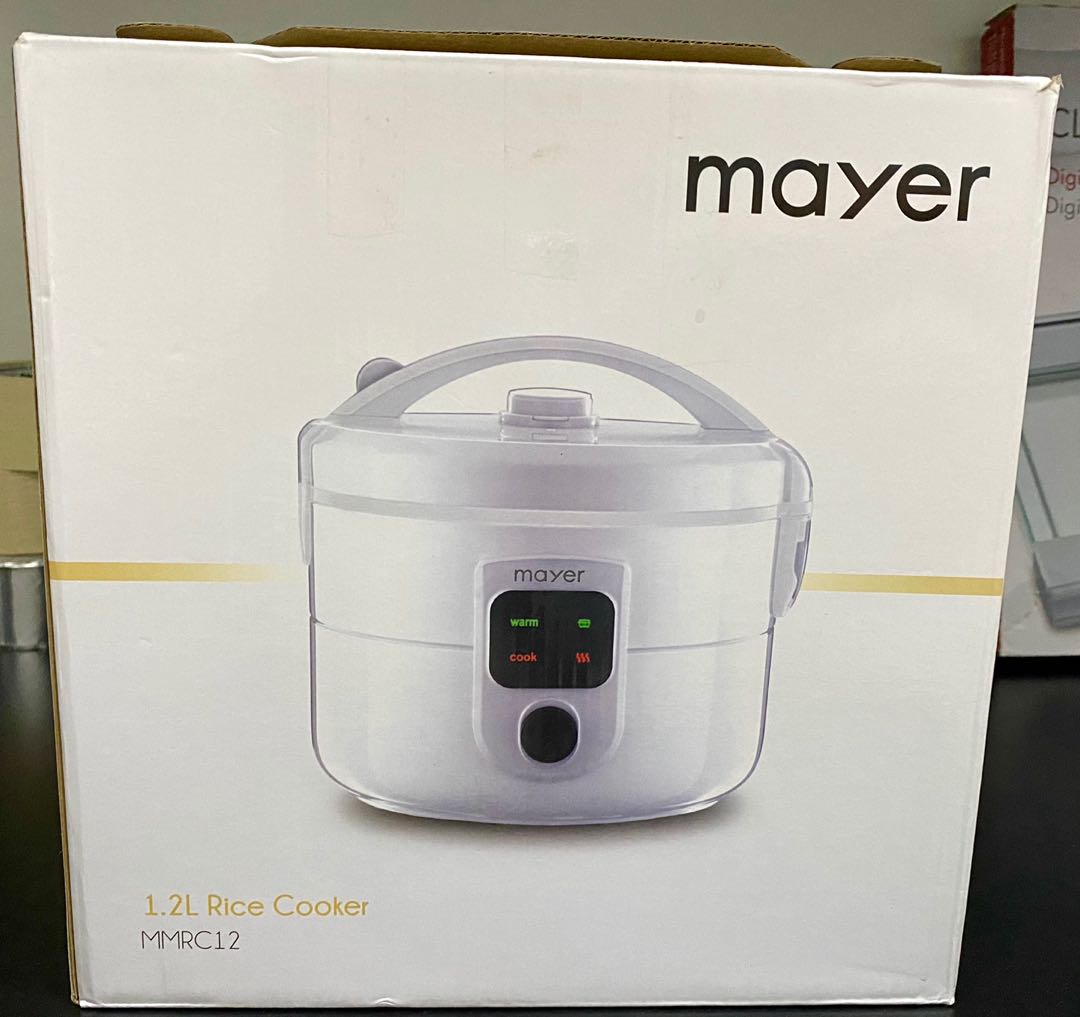 mayer Rice Cooker 1.2L, TV & Home Appliances, Kitchen Appliances ...