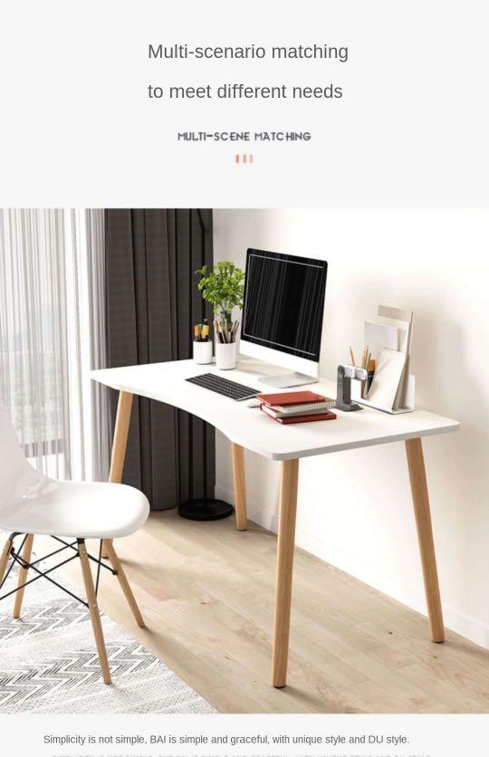 Minimalist Nordic Study Desk Table, Furniture & Home Living, Furniture ...