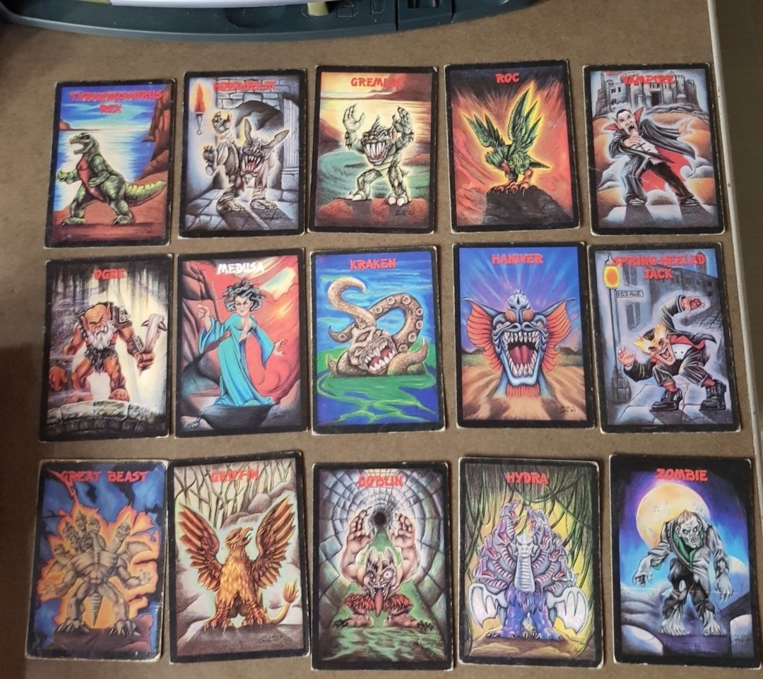 Monsters in my pocket trading cards, Hobbies & Toys, Toys & Games on ...