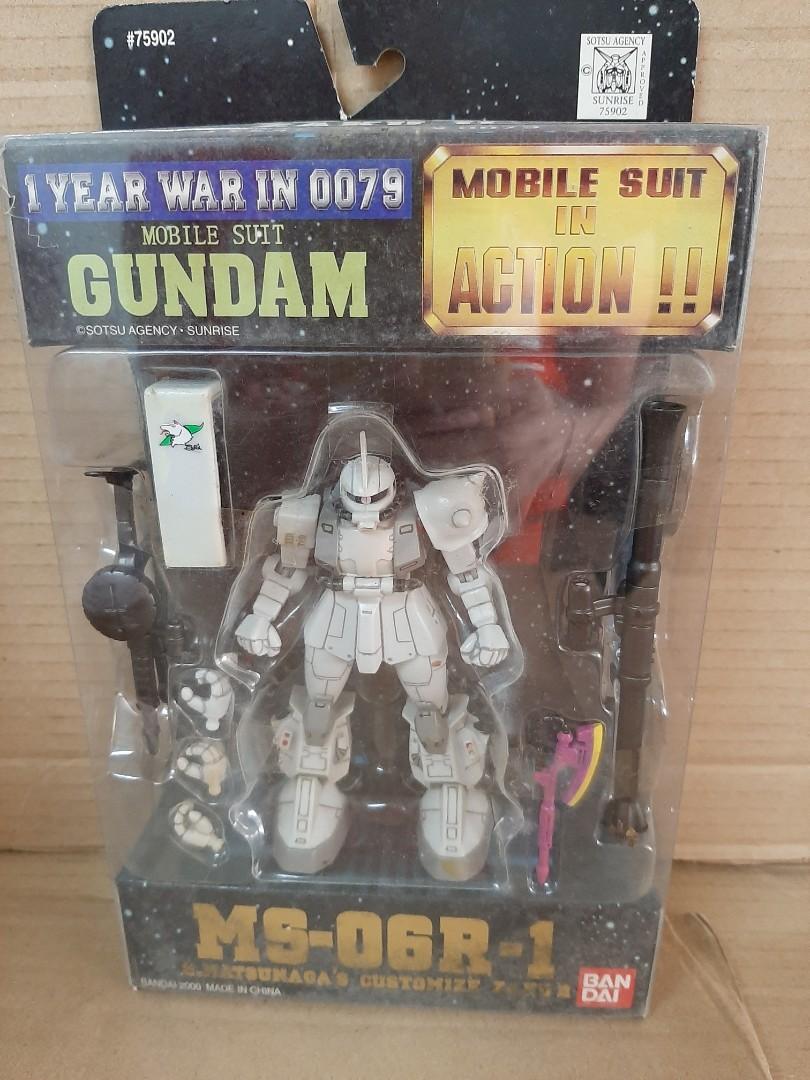 MSIA Mobile Suit in Action RX-78-2 Gundam MS-06R-2 ZAKU II 1 Year War ...