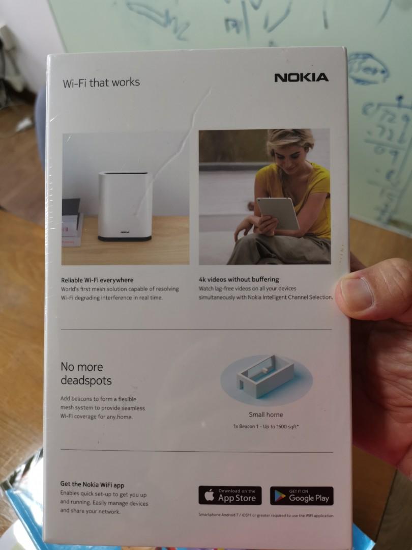 Nokia Beacon 1 wifi router mesh, Computers & Tech, Parts & Accessories ...