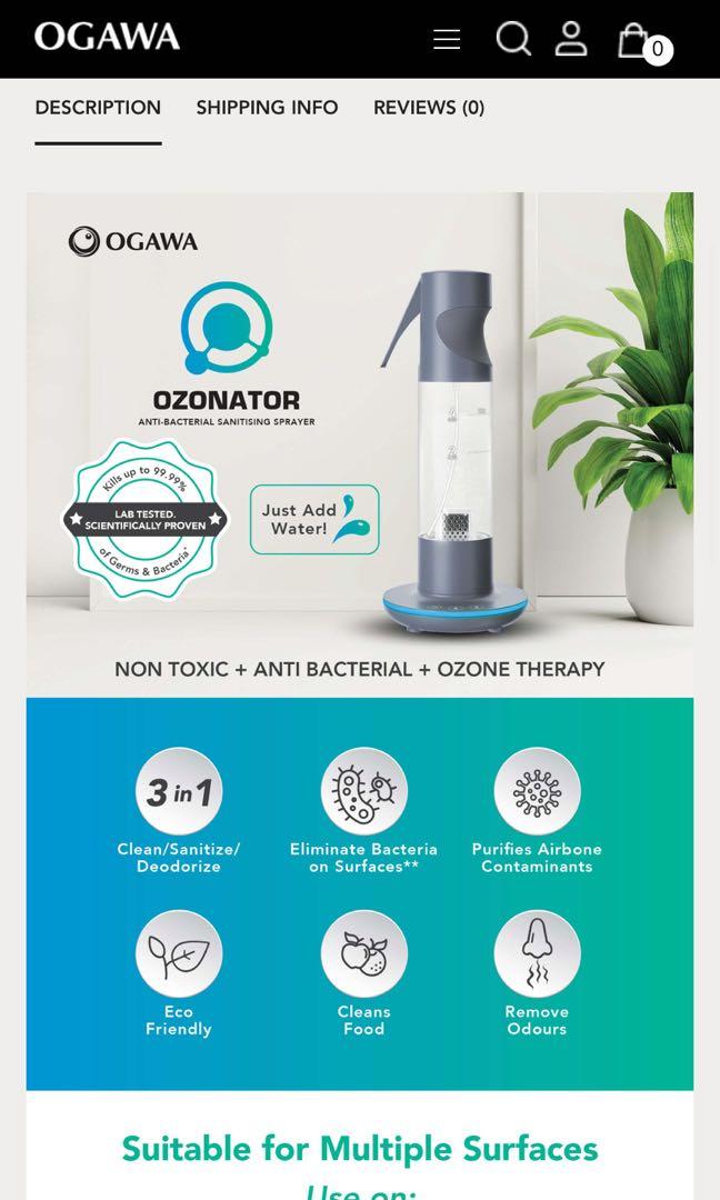 OGAWA Sanitising Spray, Health & Nutrition, Medical Supplies & Tools on ...