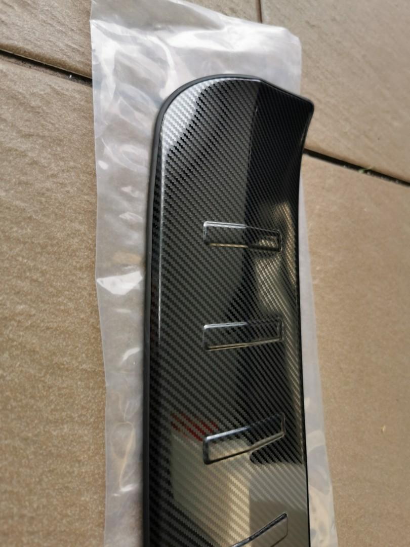 Black Outlander boot scuff plate / Bumper protector, Car Accessories ...