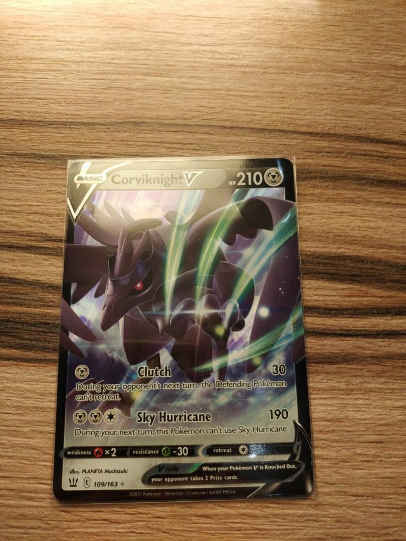 Pokemon card Corviknight V, Hobbies & Toys, Toys & Games on Carousell