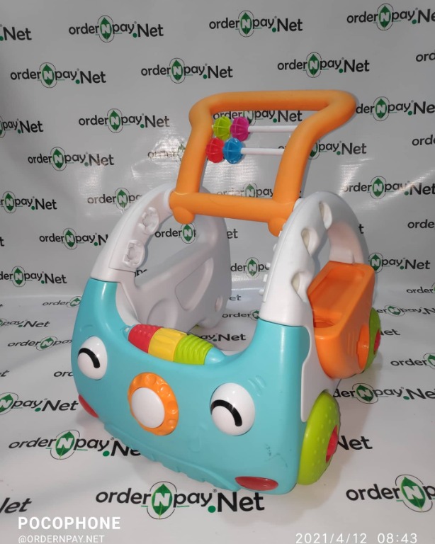 Preloved Infantino 3 in 1 Sensory push Walker and Discovery Car, Babies ...