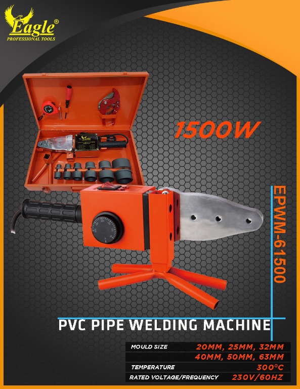 PVC Pipe Welding Machine PPR Fusion Machine Set, Furniture & Home ...