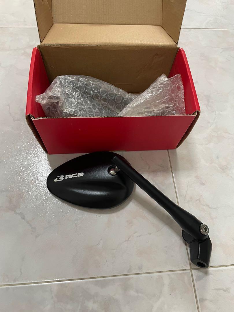 RACING BOY S5 SIDE MIRROR ALLOY UNIVERSAL RCB, Motorcycles, Motorcycle ...